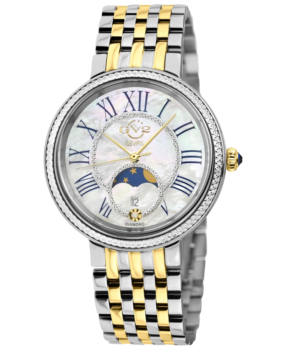 Click here for GV2 by Gevril Womens Genoa Swiss Quartz Two tone I... prices