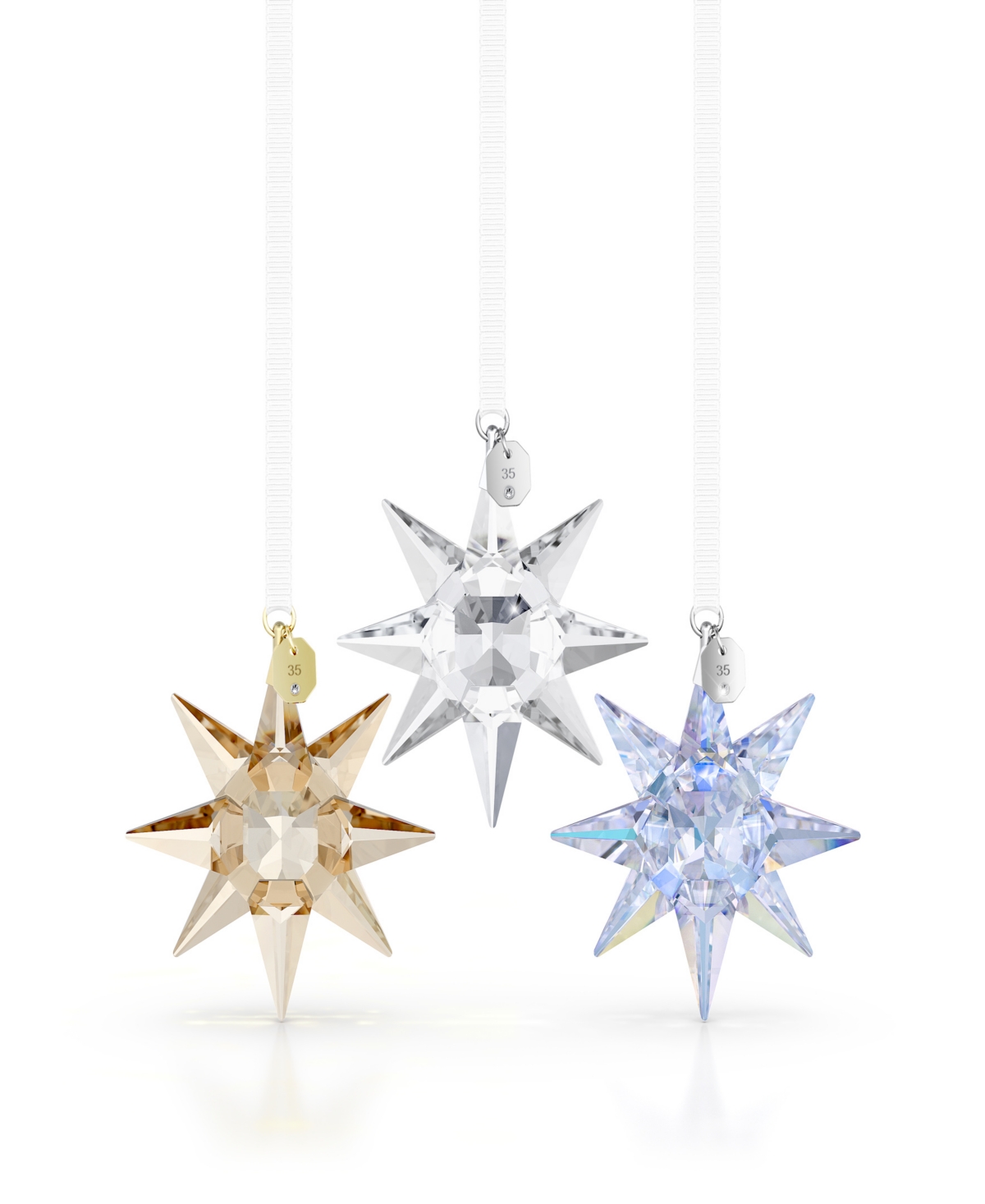 Click here for Swarovski Annual Edition 3-Piece Holiday Star Orna... prices