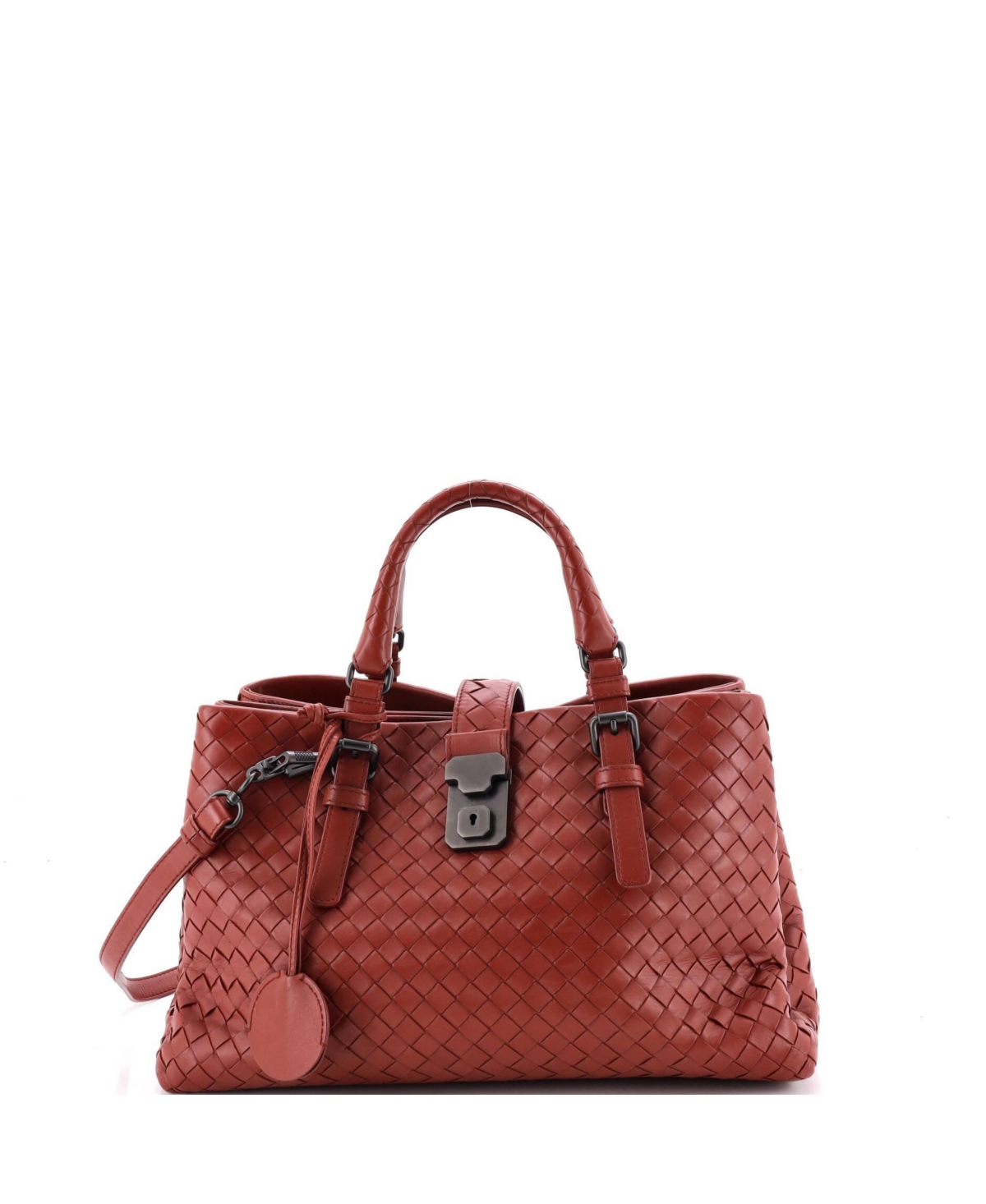 Click here for Pre-Owned Bottega Veneta Small Roma Bag Intrecciat... prices