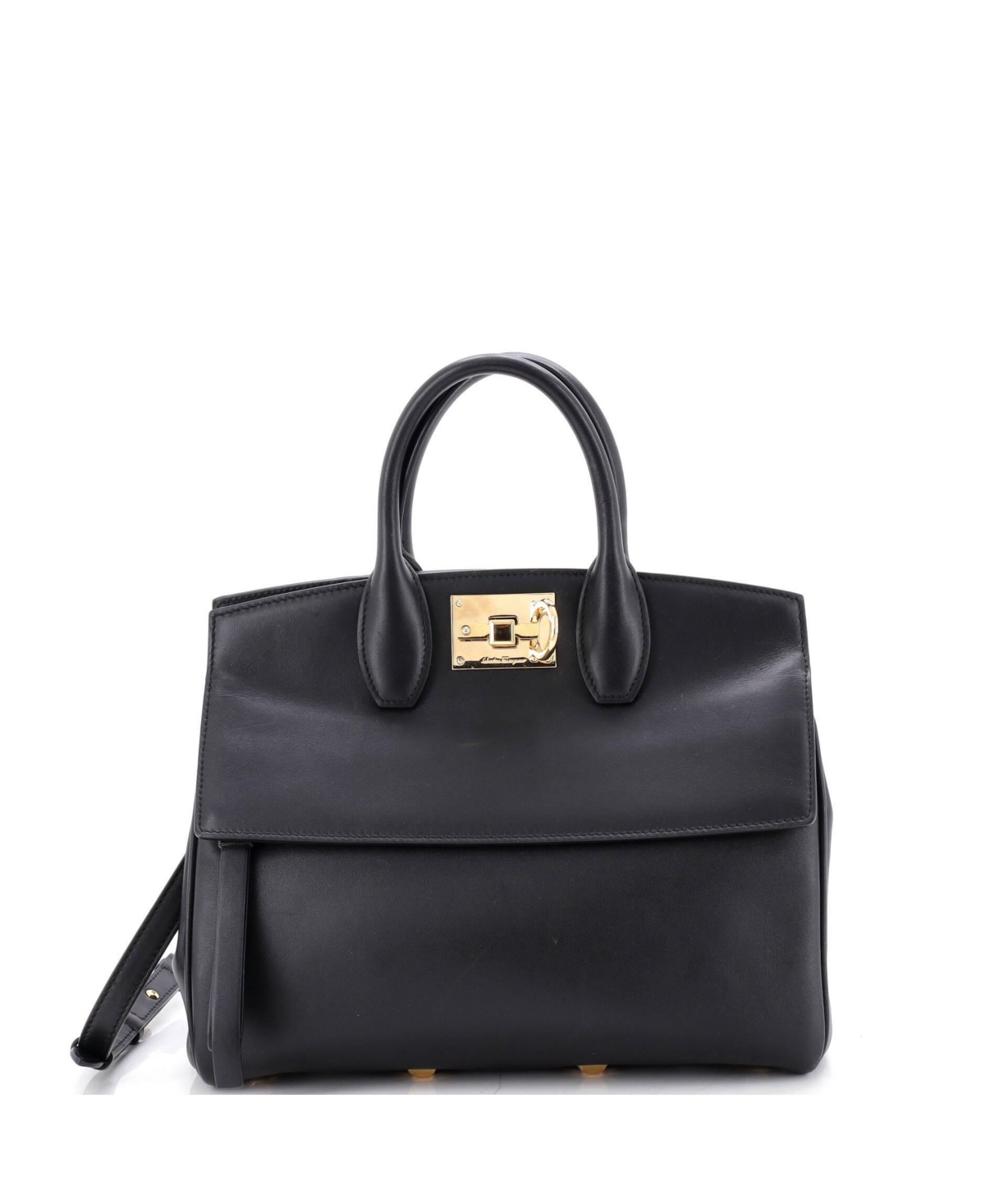 Click here for Pre-Owned Salvatore Ferragamo Small Studio Satchel... prices