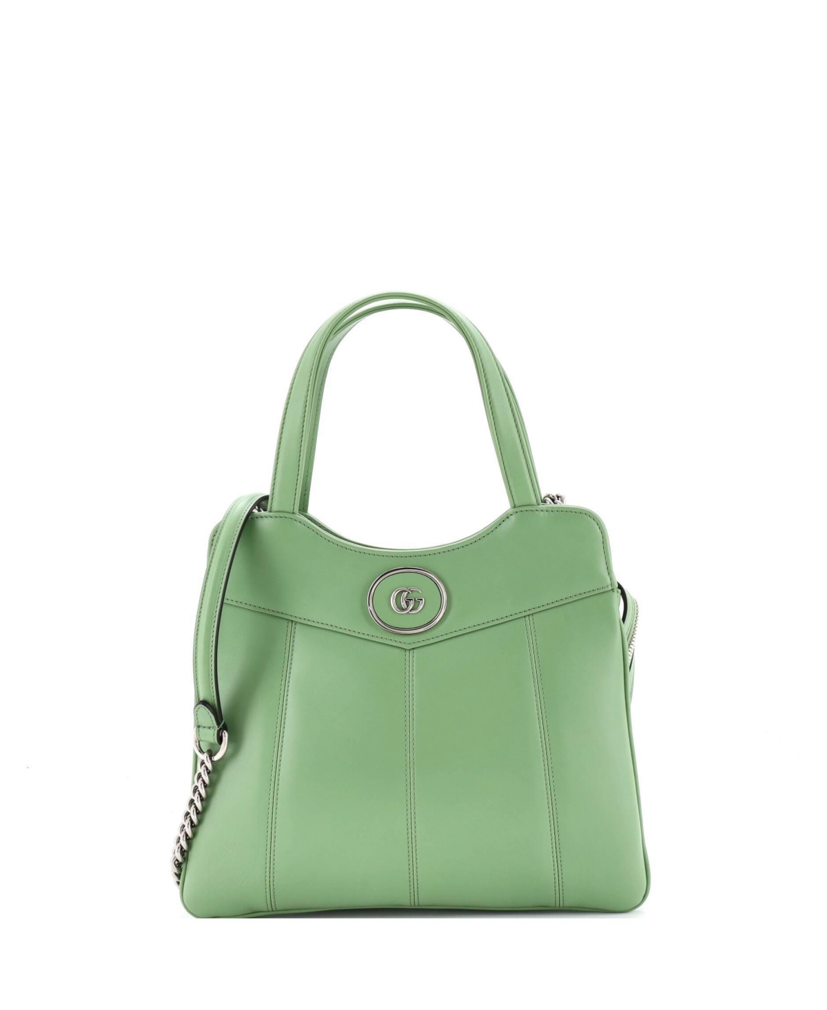Click here for Pre-Owned Gucci Small Petite Gg Tote Quilted Leath... prices