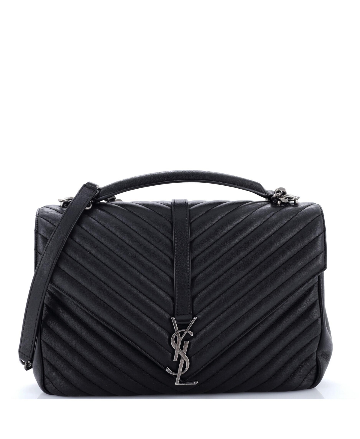 Click here for Pre-Owned Saint Laurent Large Classic Monogram Col... prices
