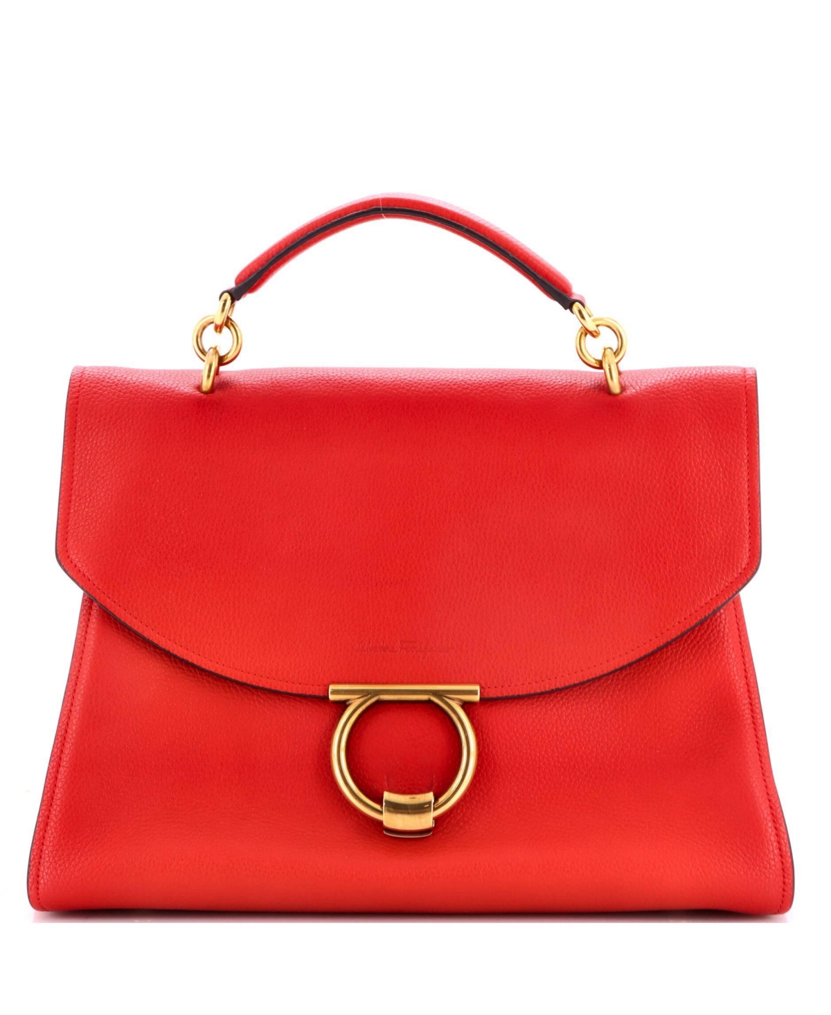 Click here for Pre-Owned Salvatore Ferragamo Large Margot Satchel... prices