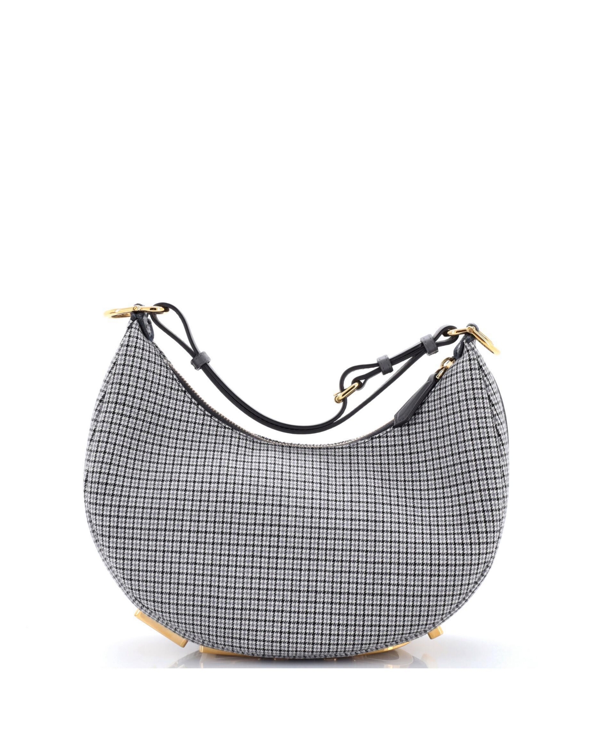 Click here for Pre-Owned Fendi Small Fendigraphy Bag Houndstooth... prices