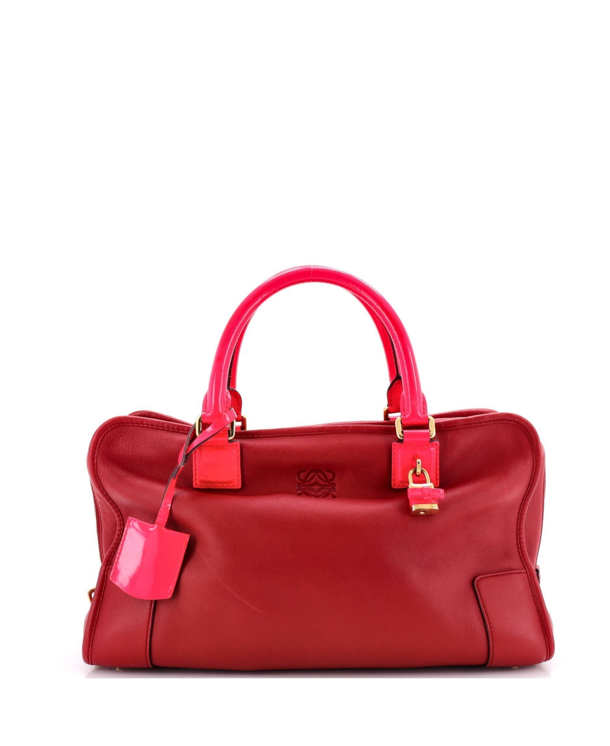 Click here for Pre-Owned Loewe 36 Amazona Bag Leather - Red prices