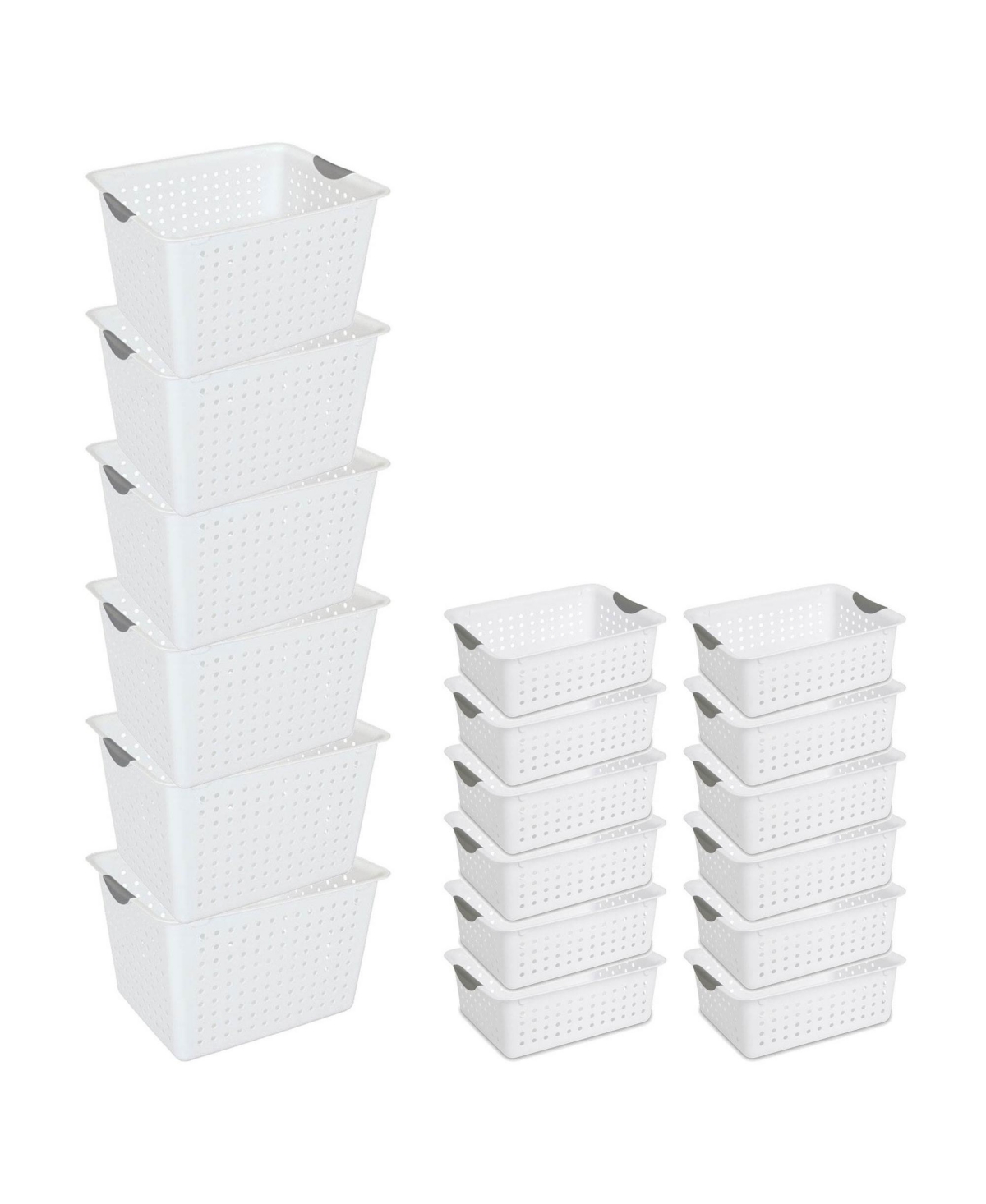 Click here for Sterilite Set of Ultra Plastic Storage Bin Baskets... prices
