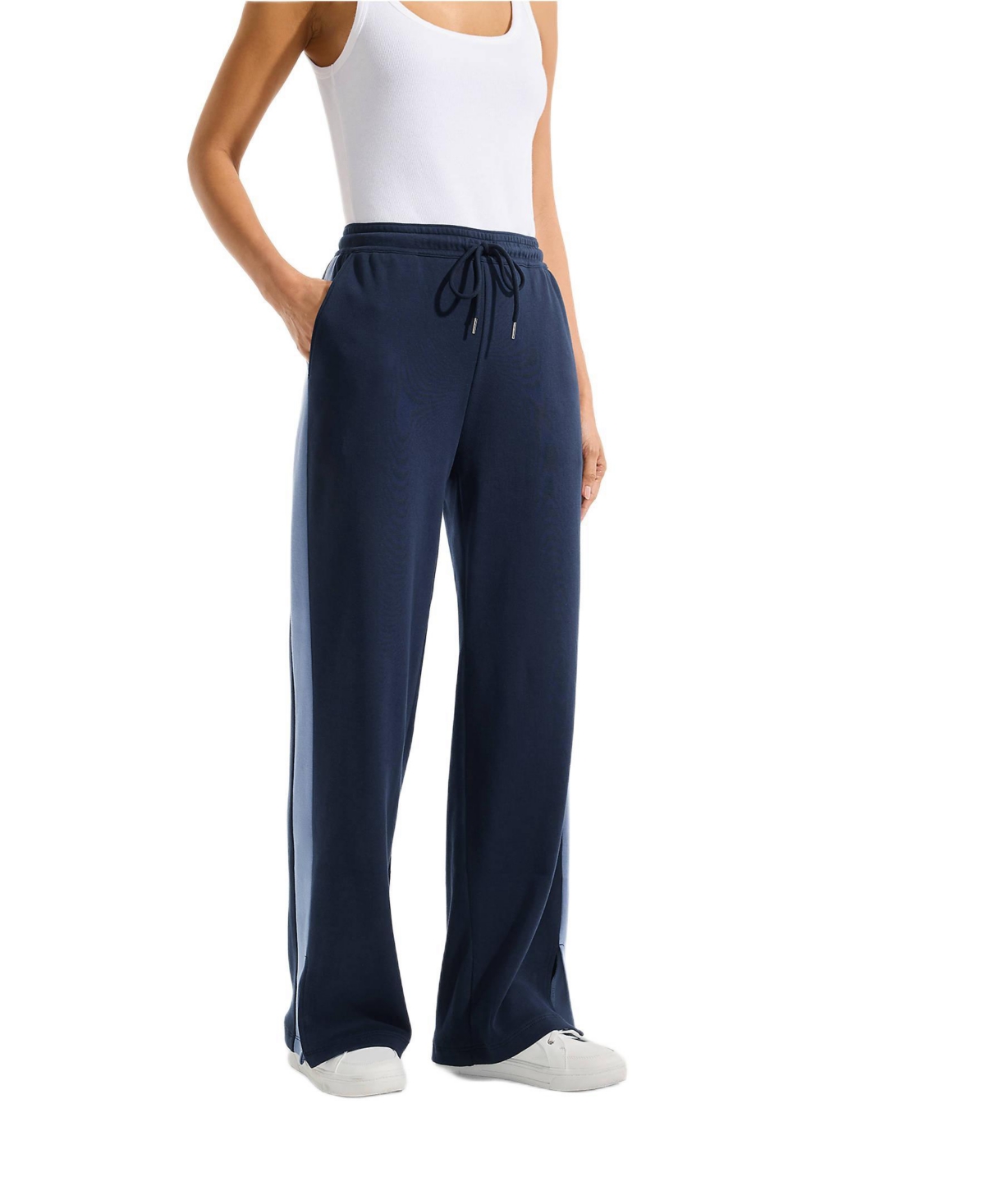 Click here for Lands End Womens Sport Knit High Rise Relaxed Stra... prices