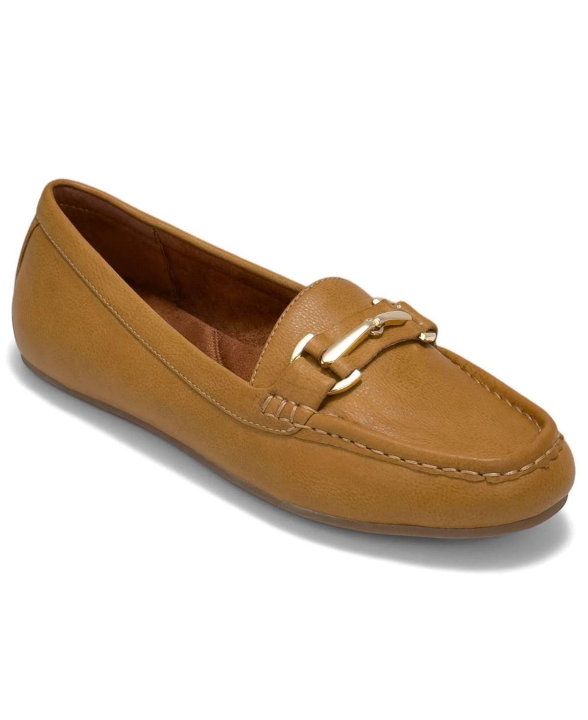 Click here for Aerosoles Womens Day Drive Loafers - Camel Faux Le... prices