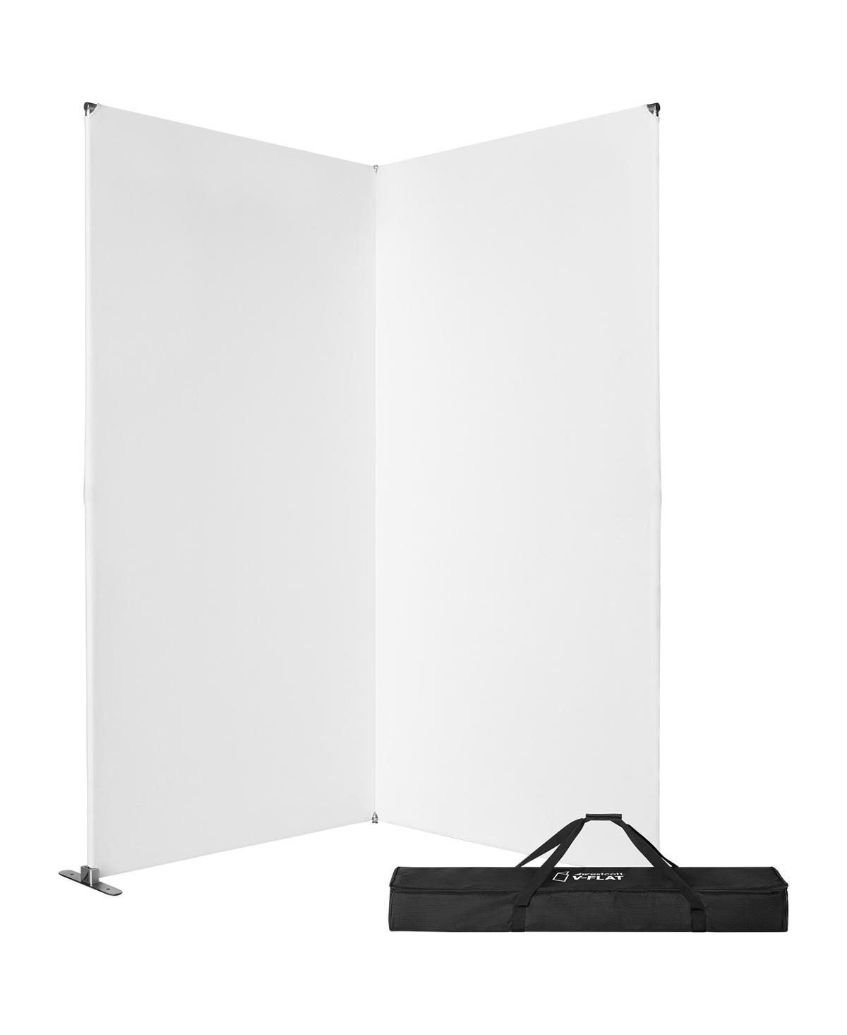 Click here for Westcott V-Flat Fabric with Frame - White prices