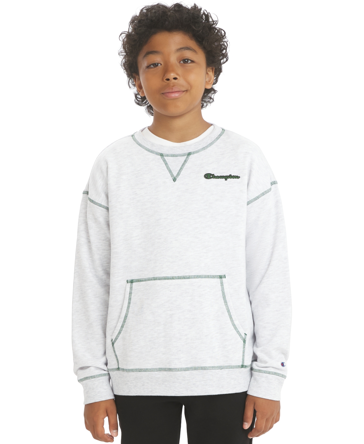 Click here for Champion Boys 8-20 Oversized Sweatshirt - Heather... prices
