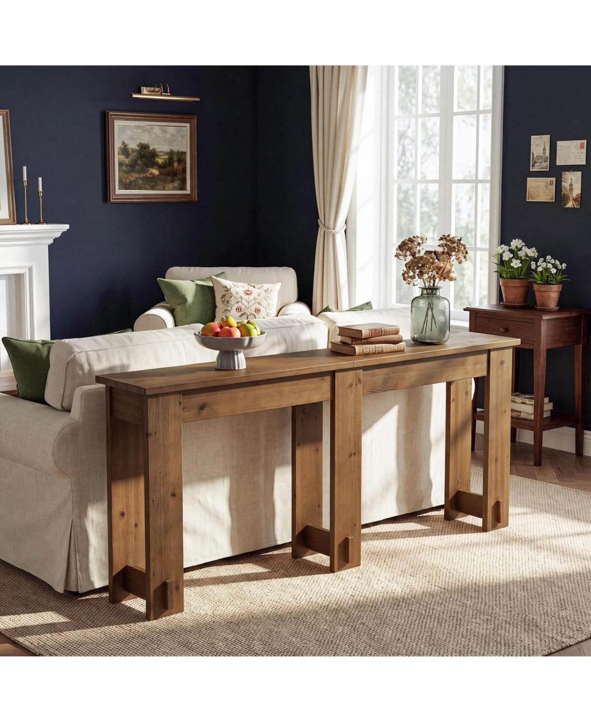 Click here for Tribesigns 78.7 Extra Long Console Table  Solid Wo... prices