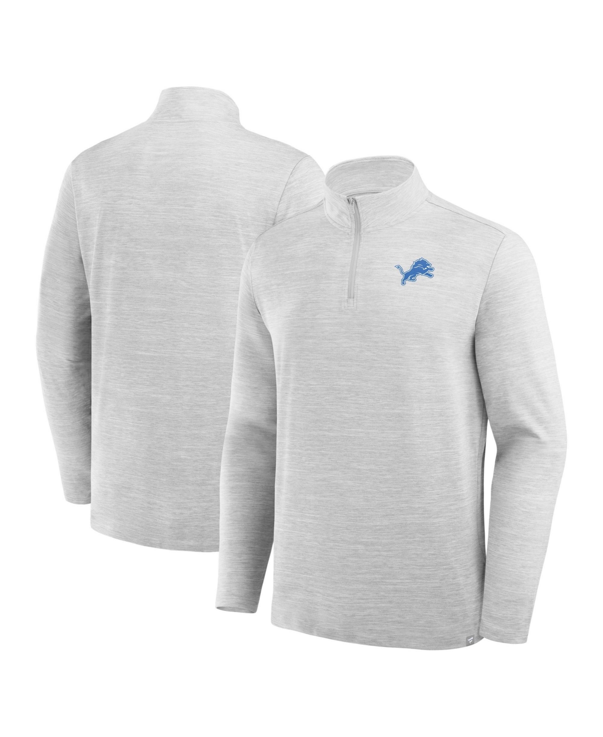 Click here for Fanatics Mens Heather Gray Detroit Lions Clutch Qu... prices