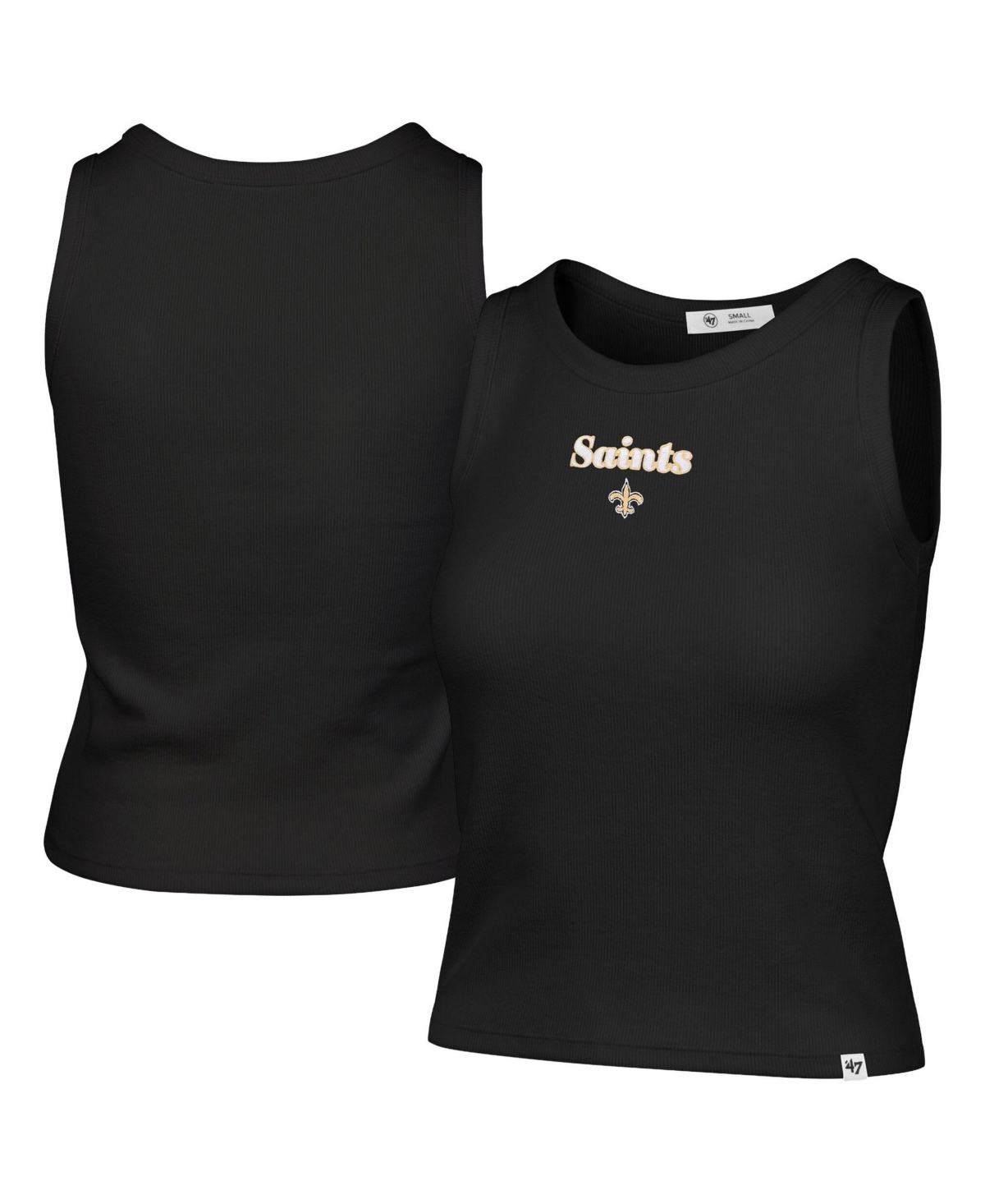 Click here for 47 Brand Womens Black New Orleans Saints Cropped S... prices