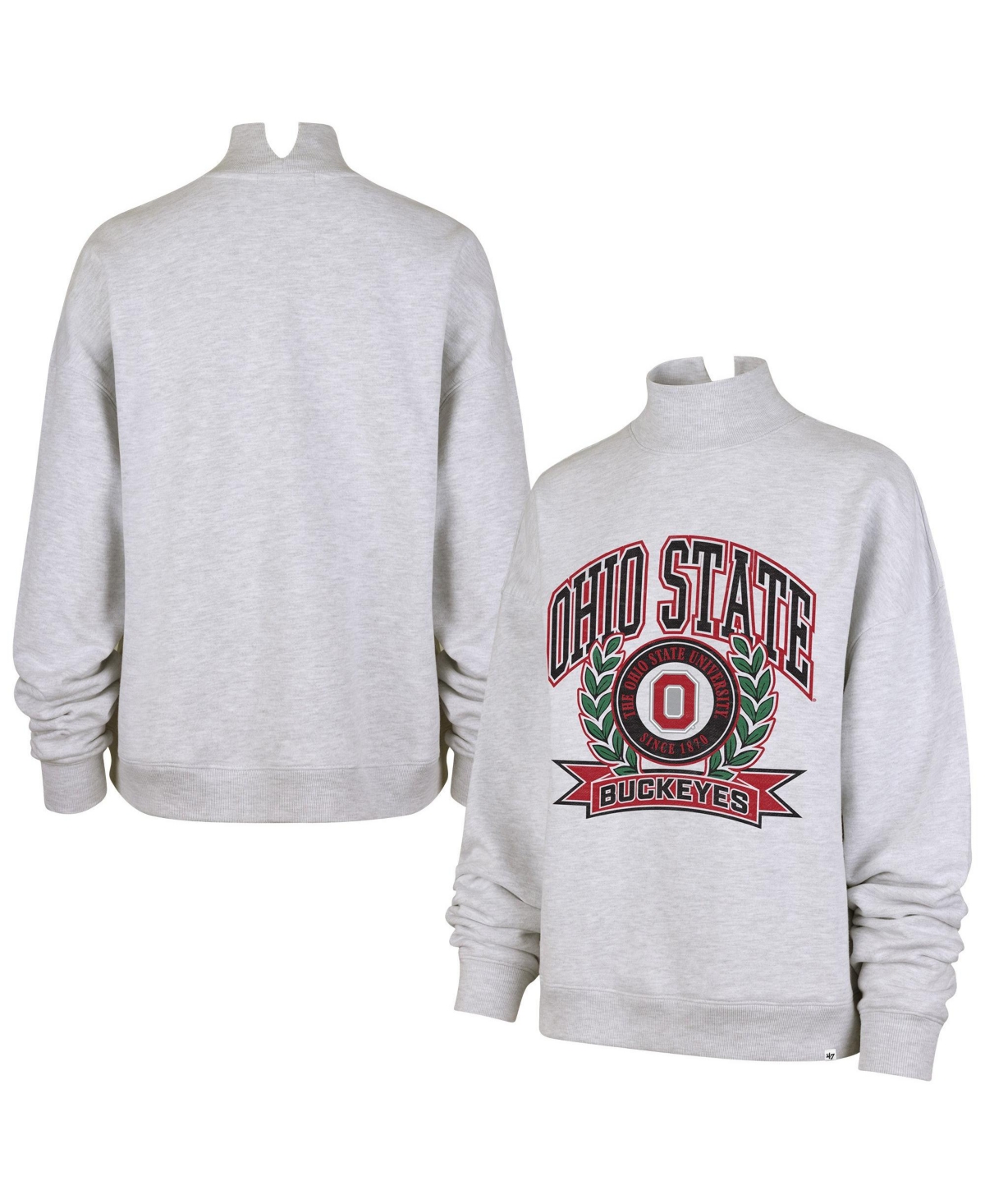 Click here for 47 Brand Womens Gray Ohio State Buckeyes Laurel Ar... prices