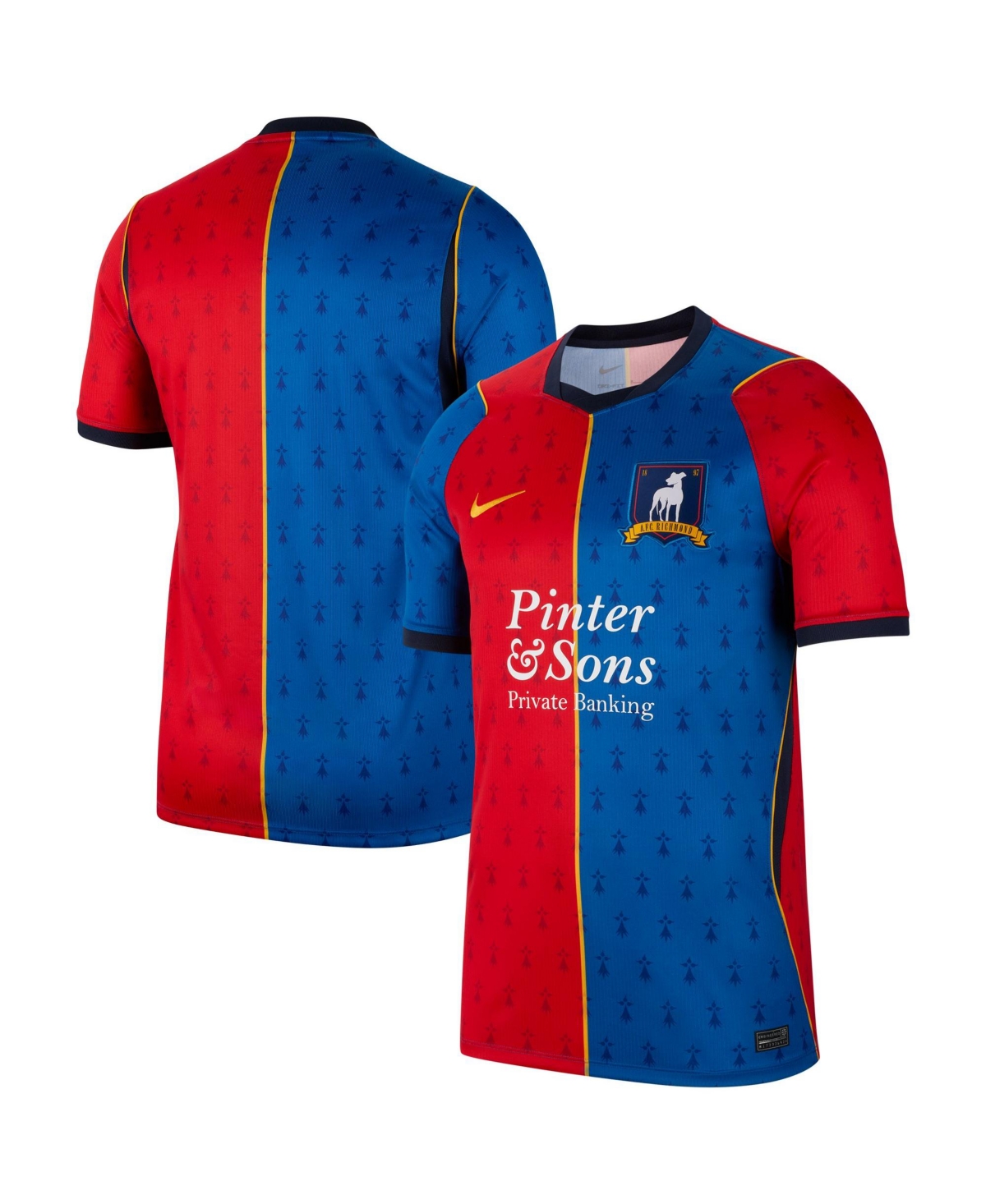 Click here for Nike Mens Royal/Red Afc Richmond x Ted Lasso Home... prices