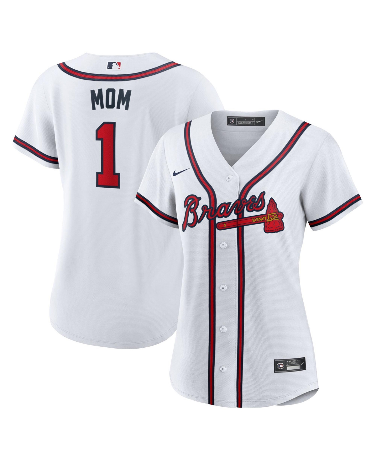 Click here for Nike WomensÂ Nike White Atlanta Braves 1 Mom Home... prices