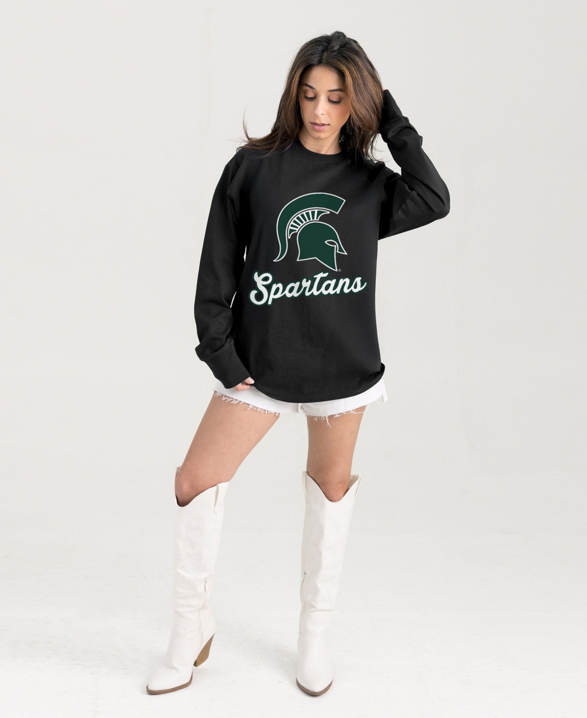 Click here for Gameday Couture Womens Black Michigan State Sparta... prices