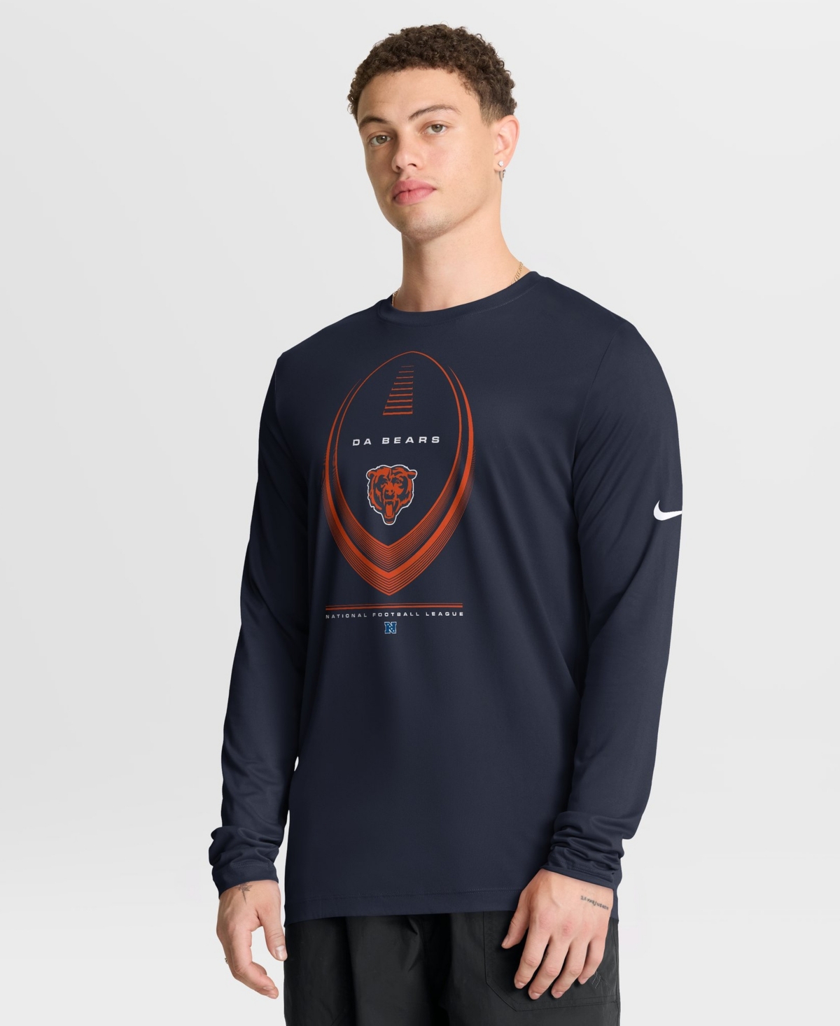 Click here for Nike Mens Navy Chicago Bears Legend Icon Dri-FITLo... prices