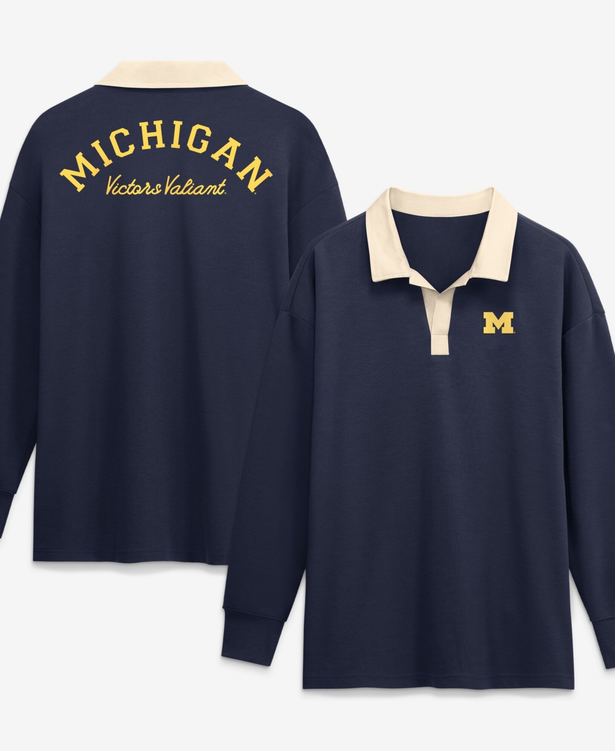 Click here for Jordan Womens Nike Navy Michigan Wolverines Oversi... prices
