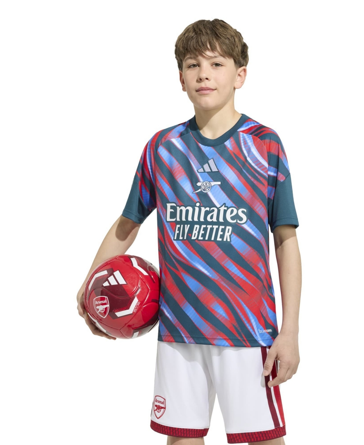 Click here for Adidas Big Boys and Girls Green Arsenal 2026/27 Pr... prices