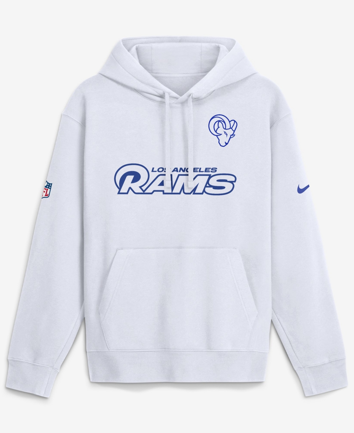 Click here for Nike Mens Los Angeles Rams Fearsome White End Driv... prices