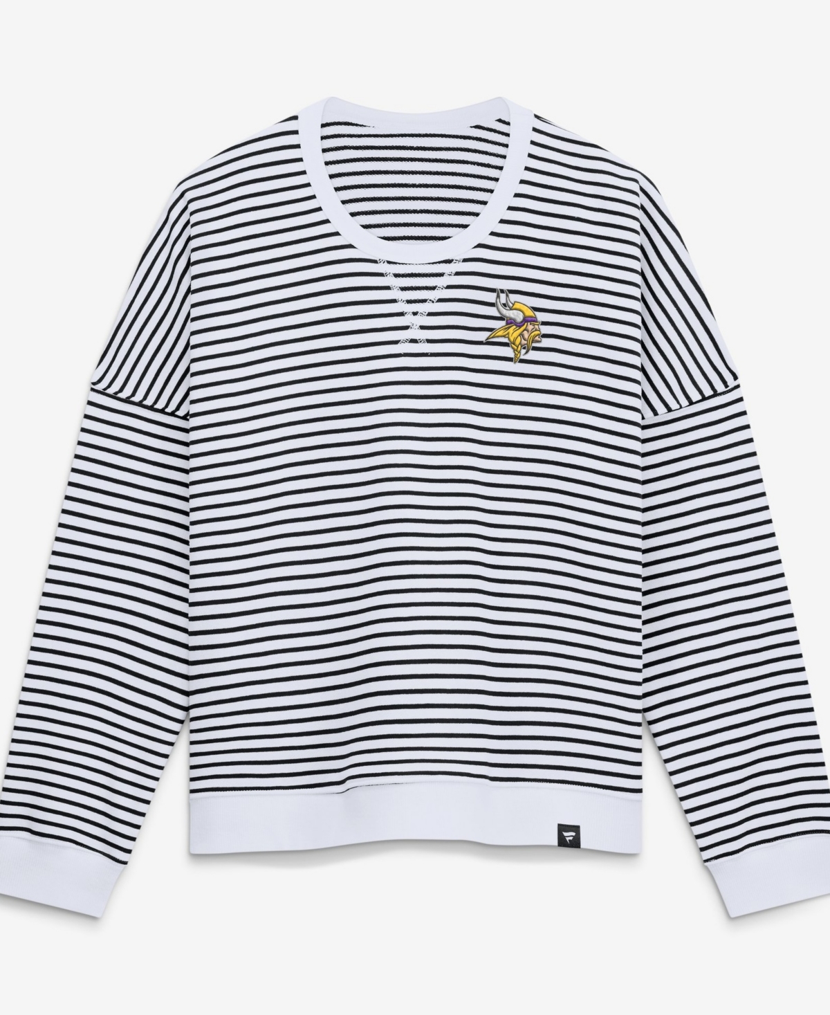 Click here for Fanatics Womens White/Black Minnesota Vikings Stri... prices