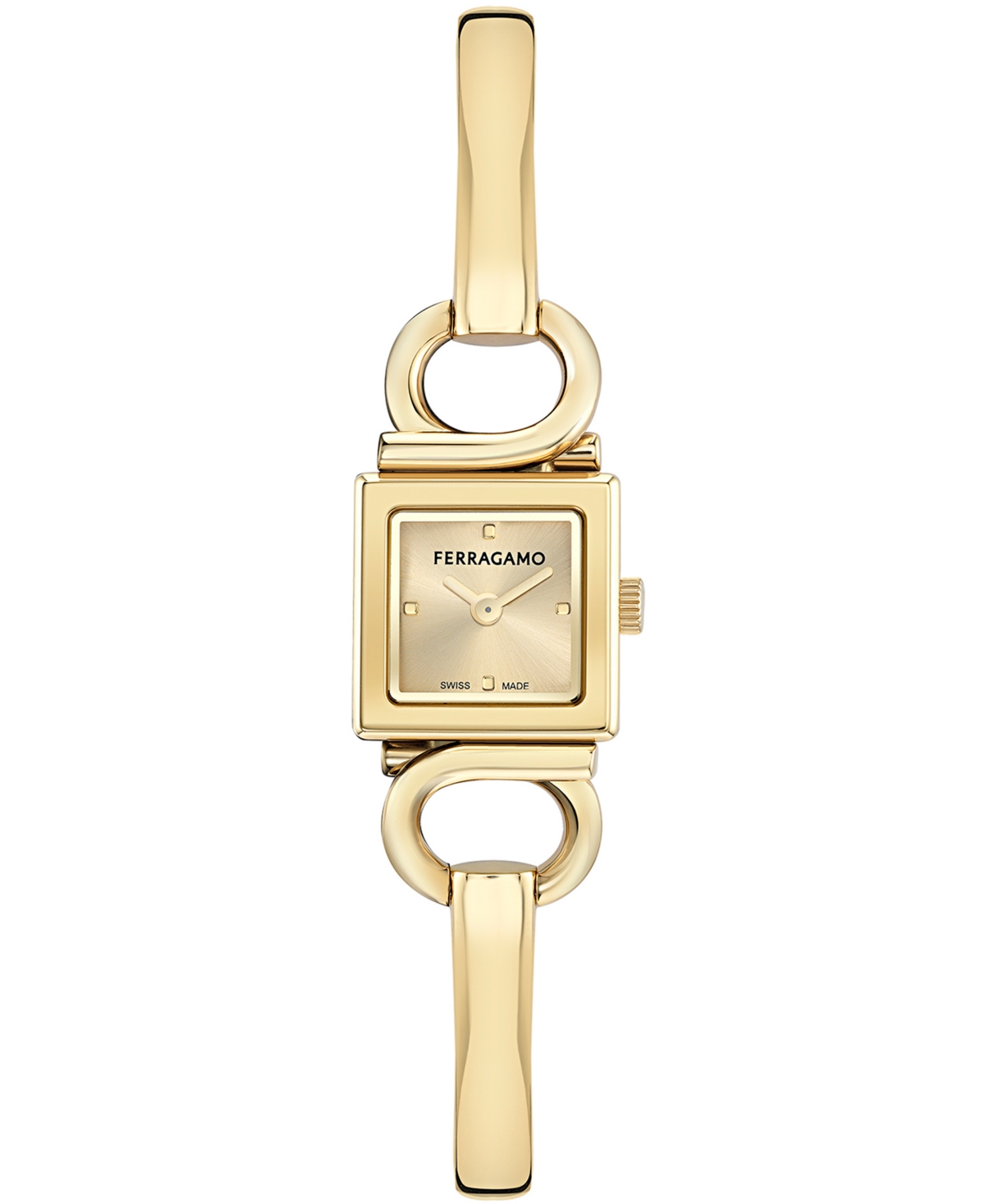 Click here for Ferragamo Womens gold-tone Bracelet Watch 18mm - G... prices