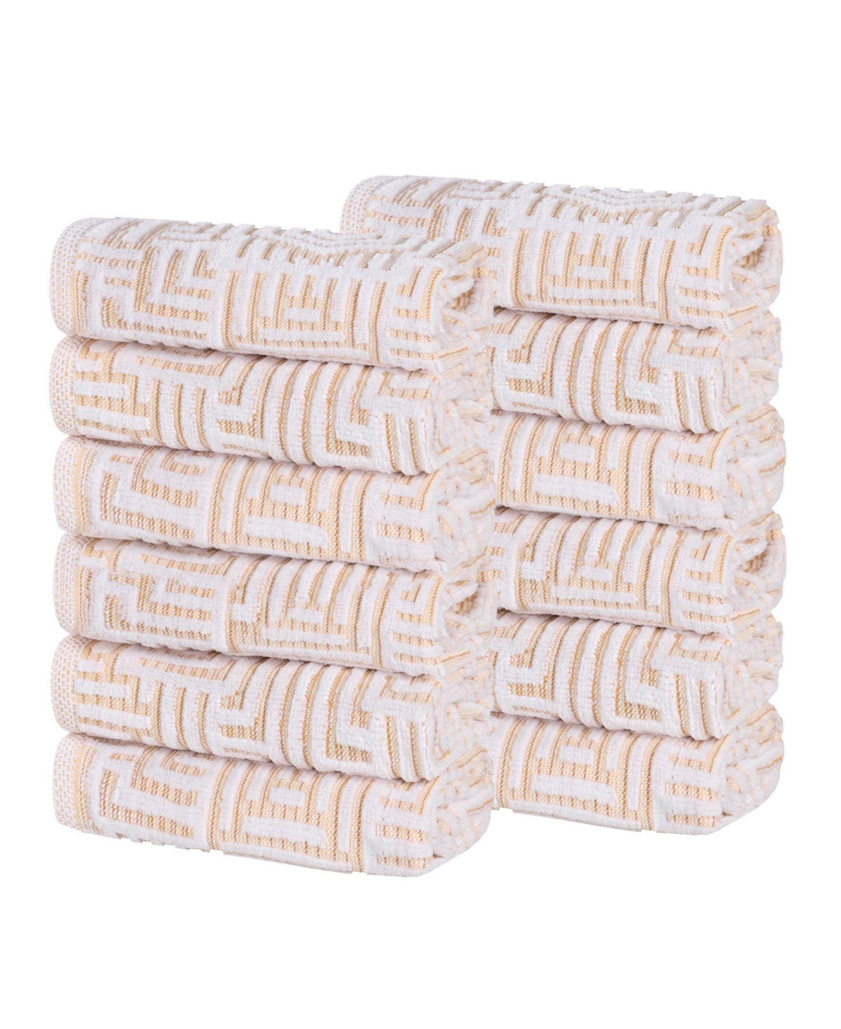 Click here for Superior Jasper Cotton 12-Piece Washcloth Set - Go... prices