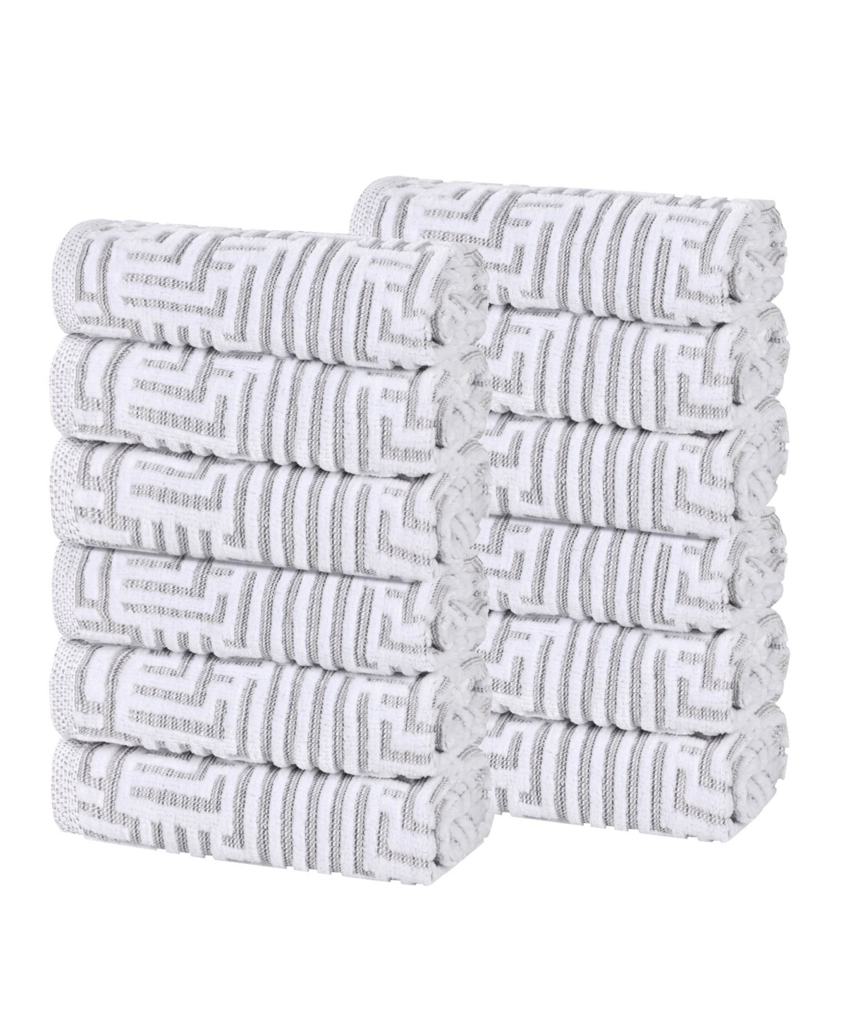 Click here for Superior Jasper Cotton 12-Piece Washcloth Set - Pl... prices