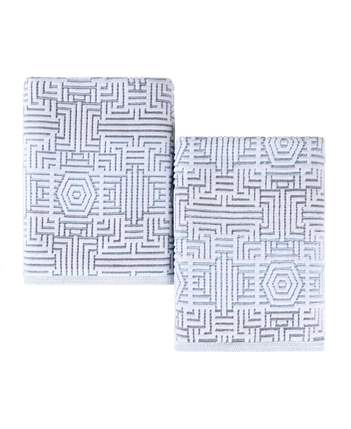 Click here for Superior Jasper Cotton 2-Piece Bath Sheet Set - Bl... prices