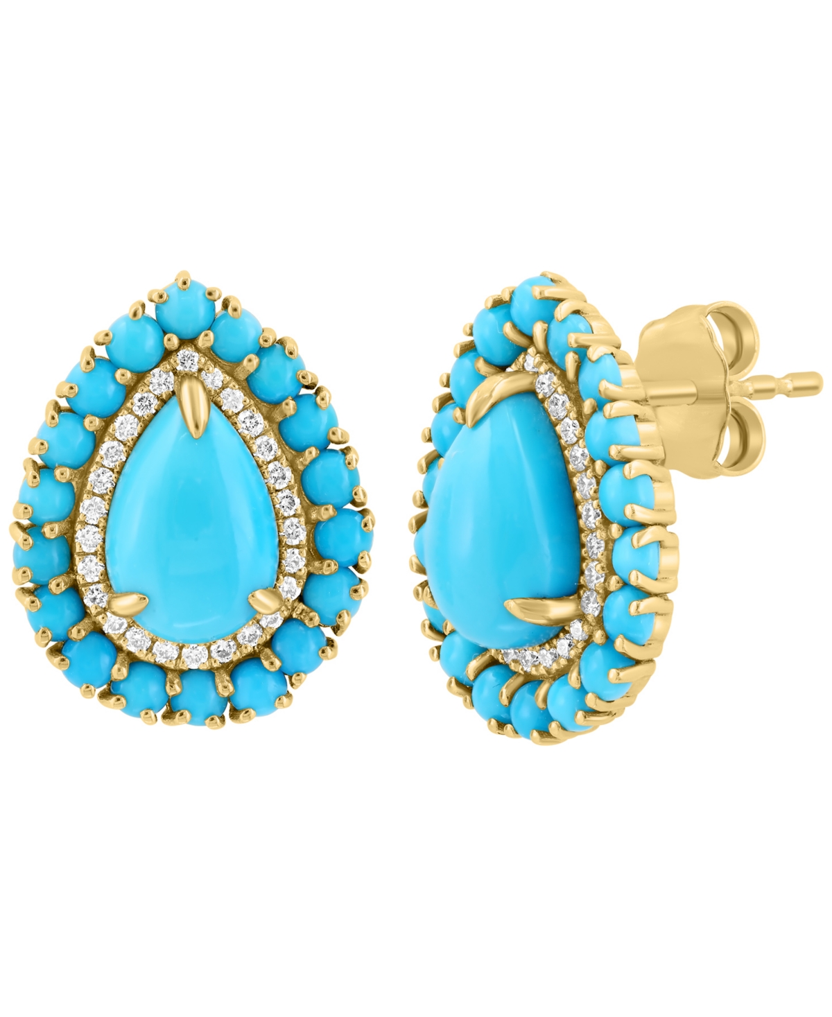 Click here for Effy Collection Turquoise & Diamond (2/5 ct. t.w.)... prices