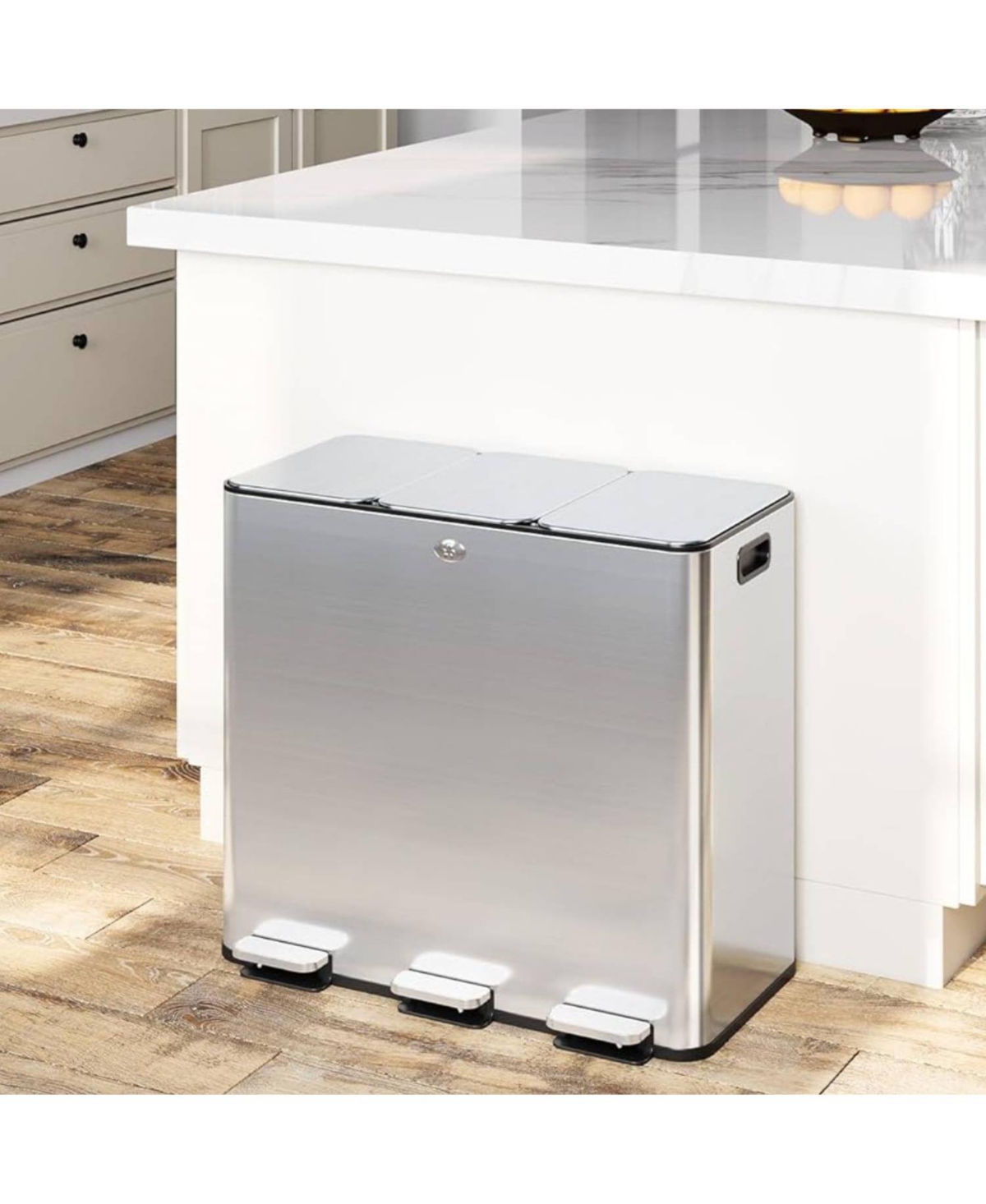 Click here for gaomon 3x20L Stainless Steel Recycling Trash Can w... prices