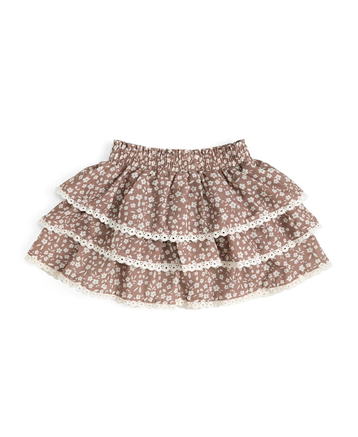 Click here for Sweet Wink Big Girls Mocha Floral Skort - Multicol... prices