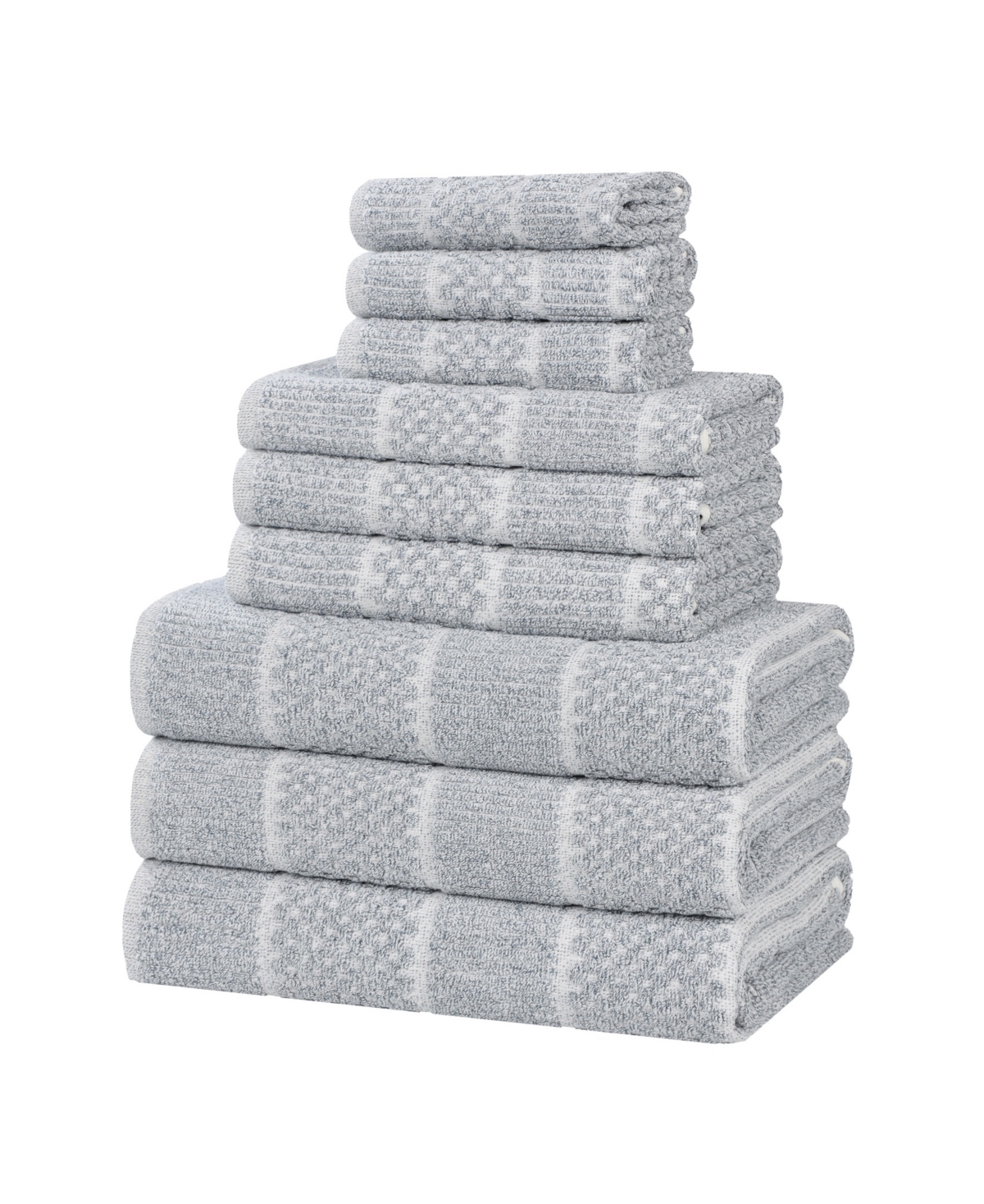 Click here for Superior Naples Cotton 9-Piece Towel Set - Denim B... prices