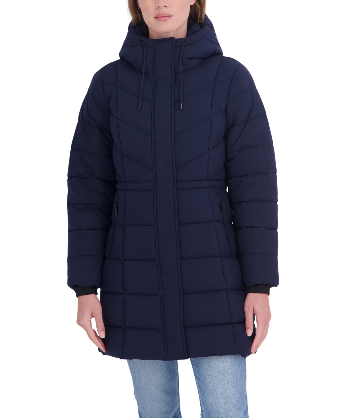 Click here for Sebby Collection Womens 3/4 Hooded Anorak Stretch... prices