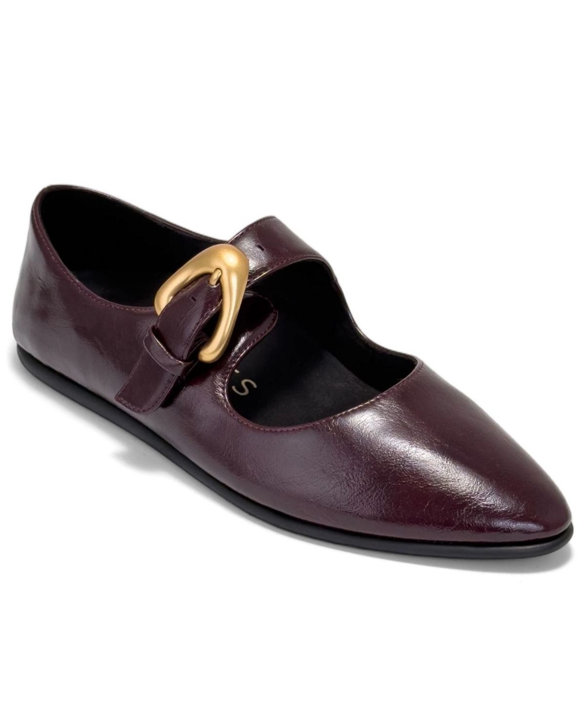 Click here for Aerosoles Womens Paylor Mary Jane Flats - Fig Glaz... prices