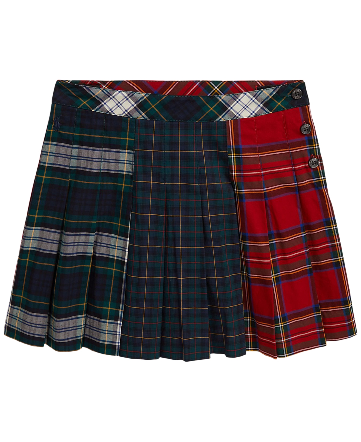 Click here for Polo Ralph Lauren Girls 7-16 Plaid Poplin Skirt -... prices