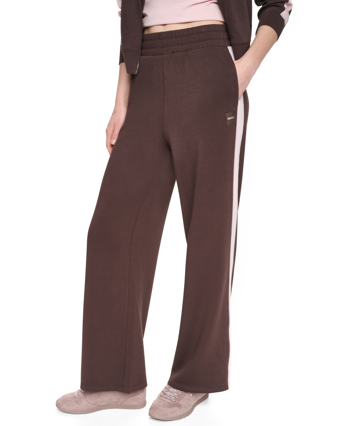 Click here for Dkny Sport Womens High-Rise Modified Wide-Leg Side... prices