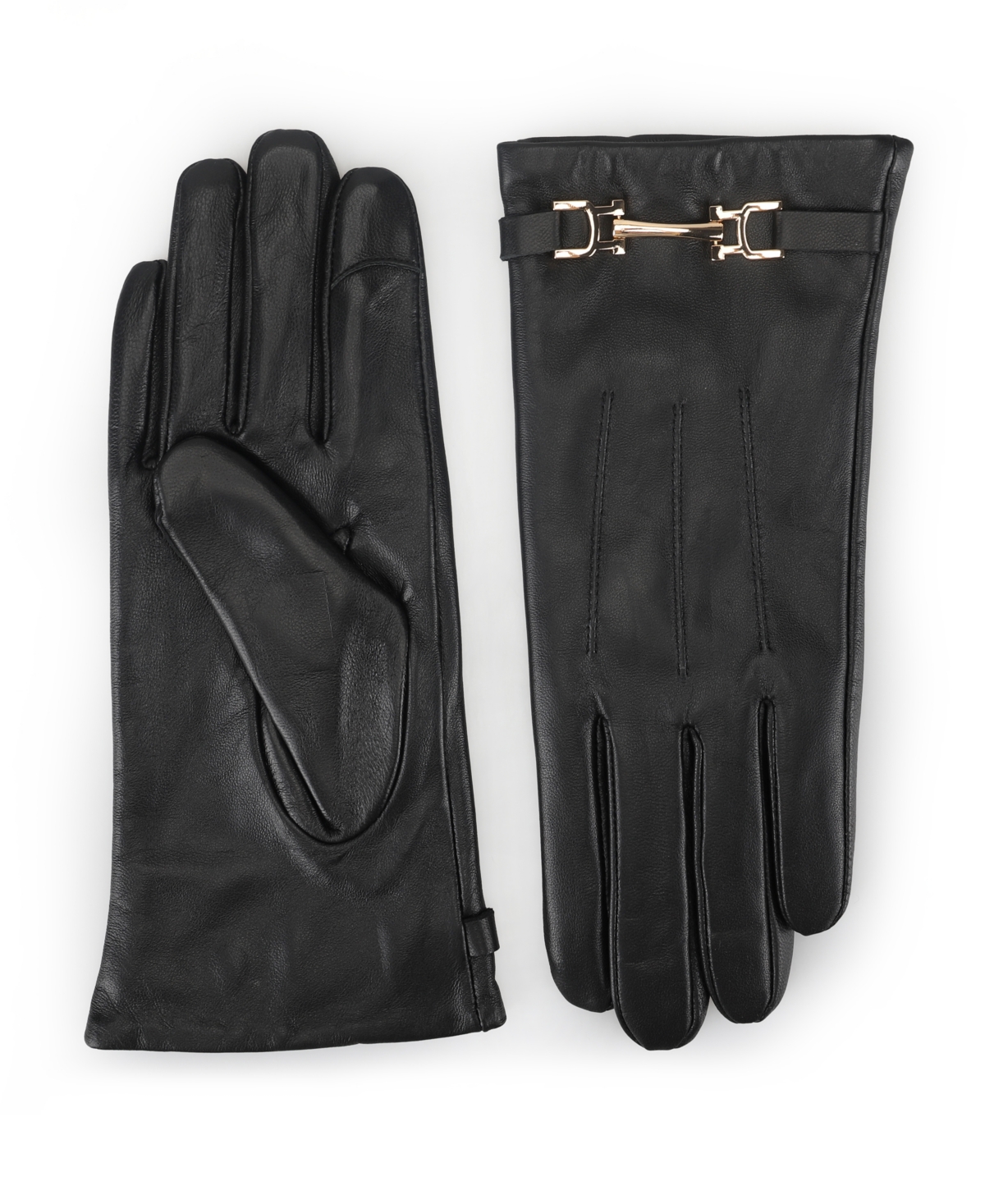 Click here for Isotoner Signature Leather Gloves - Black prices