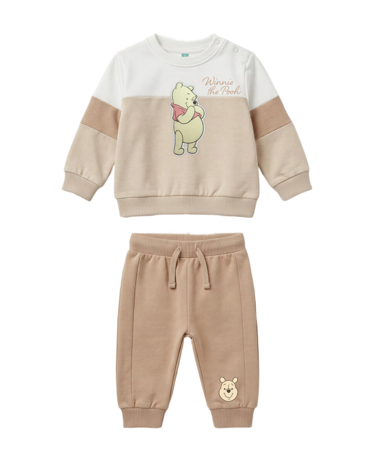Click here for Disney Baby Boys Pooh Colorblock Sweatshirt and Jo... prices