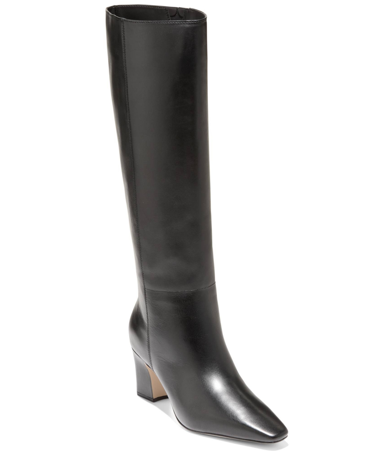 Click here for Cole Haan Womens Blanche Zipper Tall Boots - Black... prices