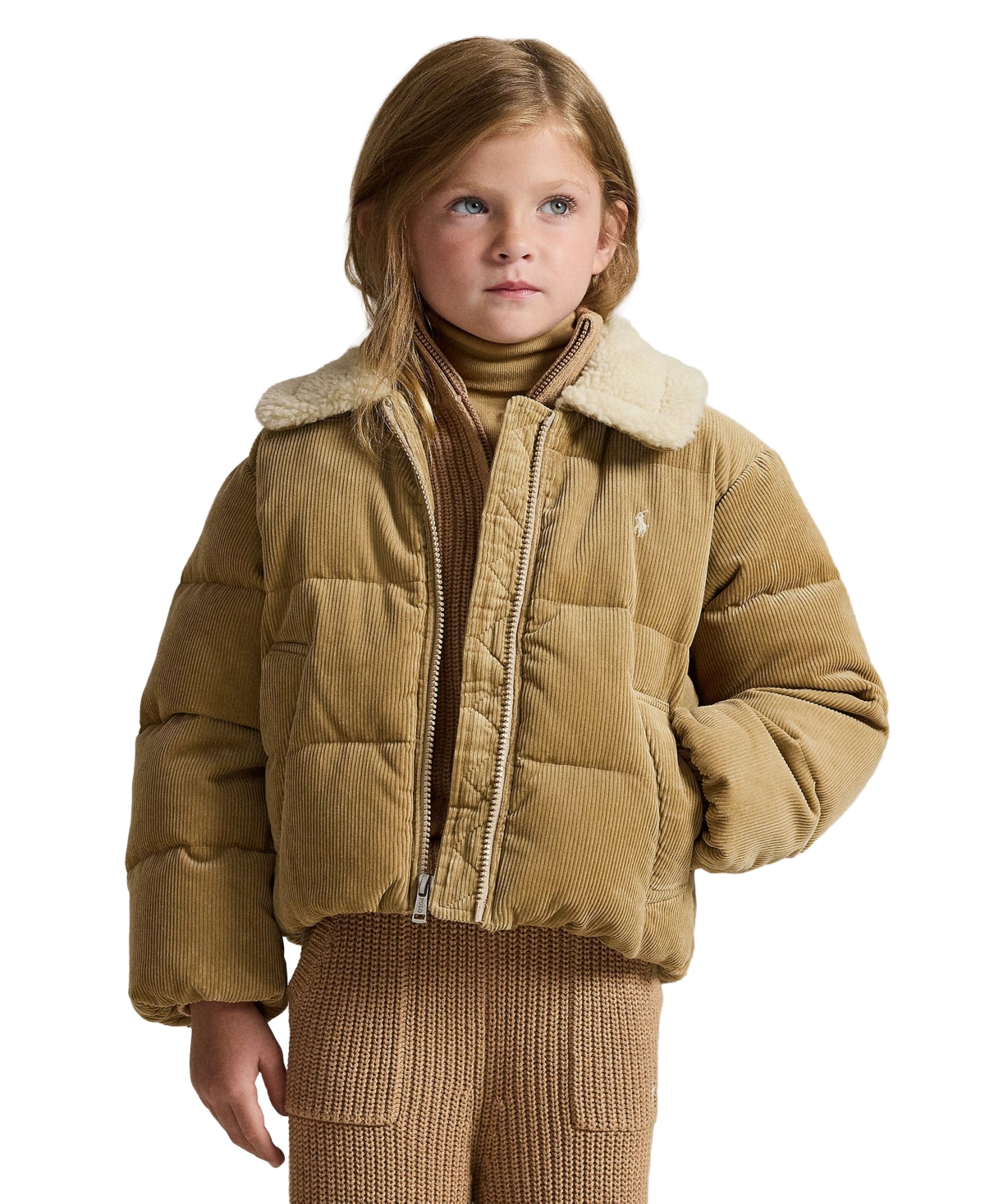 Click here for Polo Ralph Lauren Girls 2T-6X Cotton Corduroy Down... prices