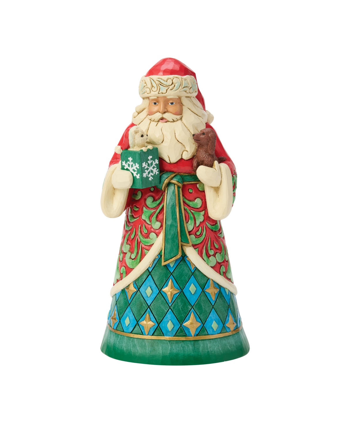 Click here for Jim Shore Heartwood Creek Santa with Rescue Pets F... prices