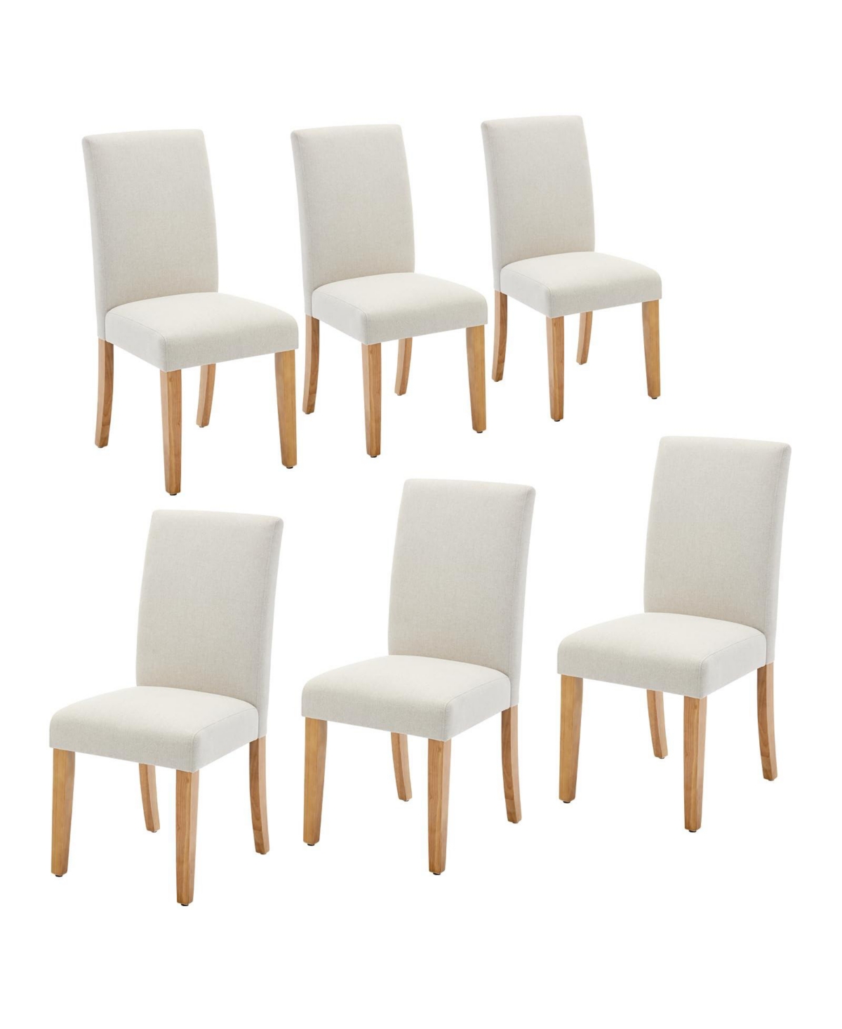 Click here for homfan Dining Chairs Set of 6  Upholstered Ergonom... prices