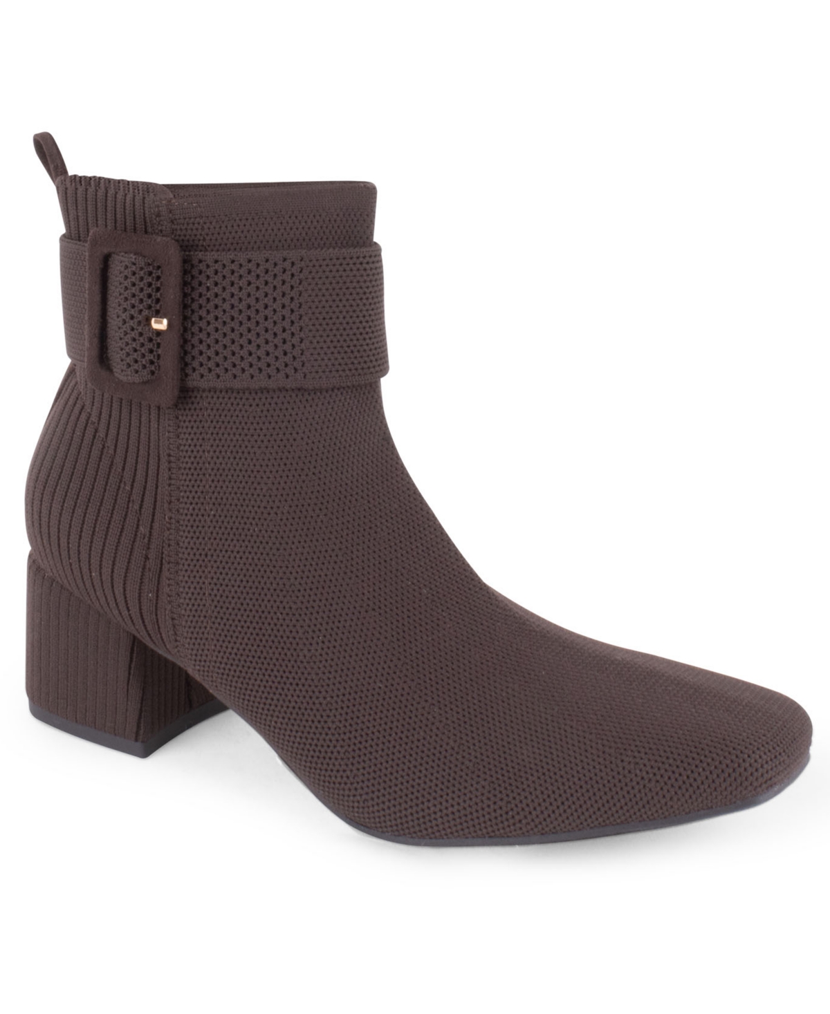 Click here for Tahari Womens Sunflower Knit Zipper Booties - Dark... prices