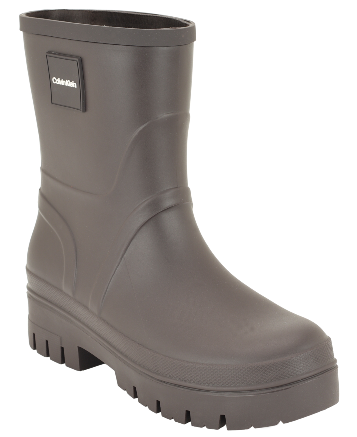 Click here for Calvin Klein Womens Driz Lug Sole Pull-On Rain Boo... prices