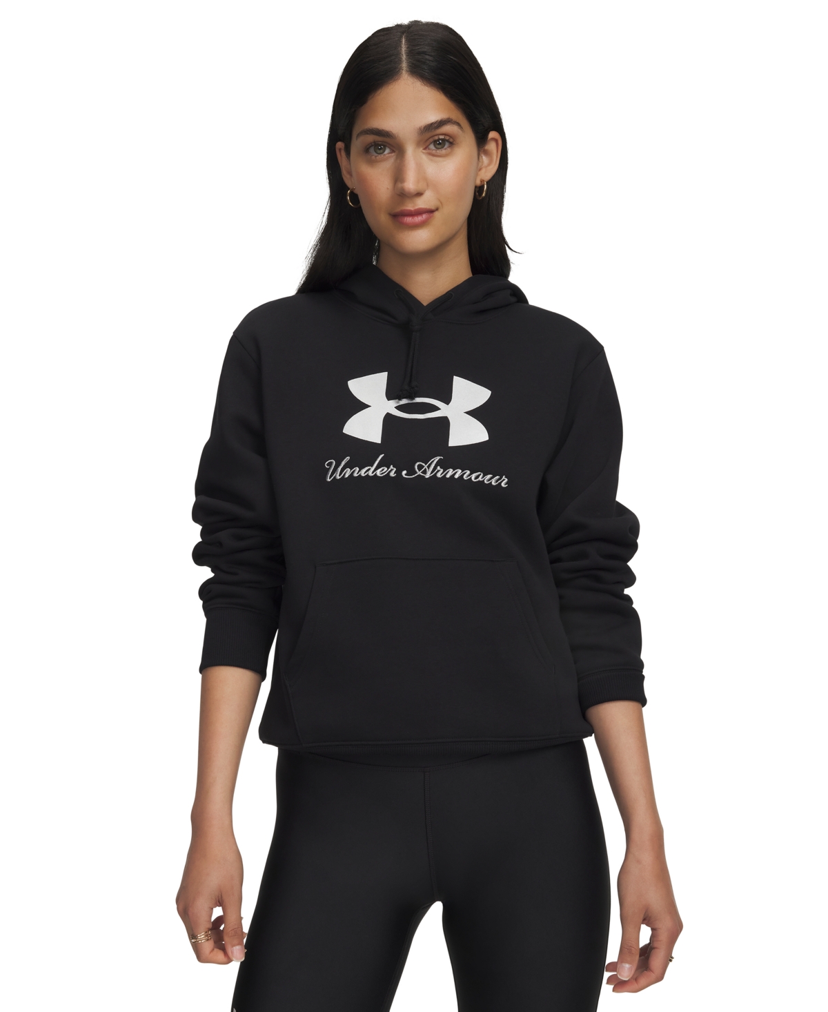 Click here for Under Armour Womens Rival Hooded Shimmer Sweatshir... prices