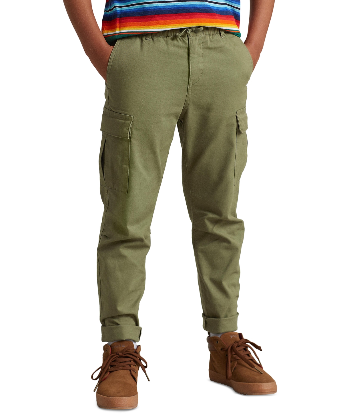 Click here for Polo Ralph Lauren Big Boys Stretch Chino Cargo Pan... prices
