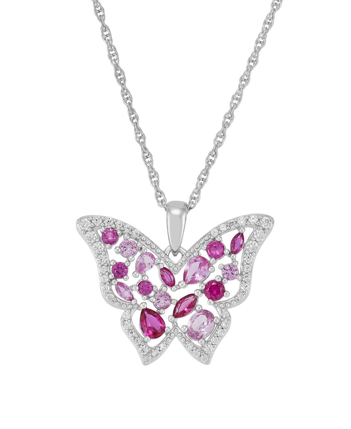 Click here for Macys Lab-Grown Pink Sapphire & Ruby (5/8 ct. t.w.... prices