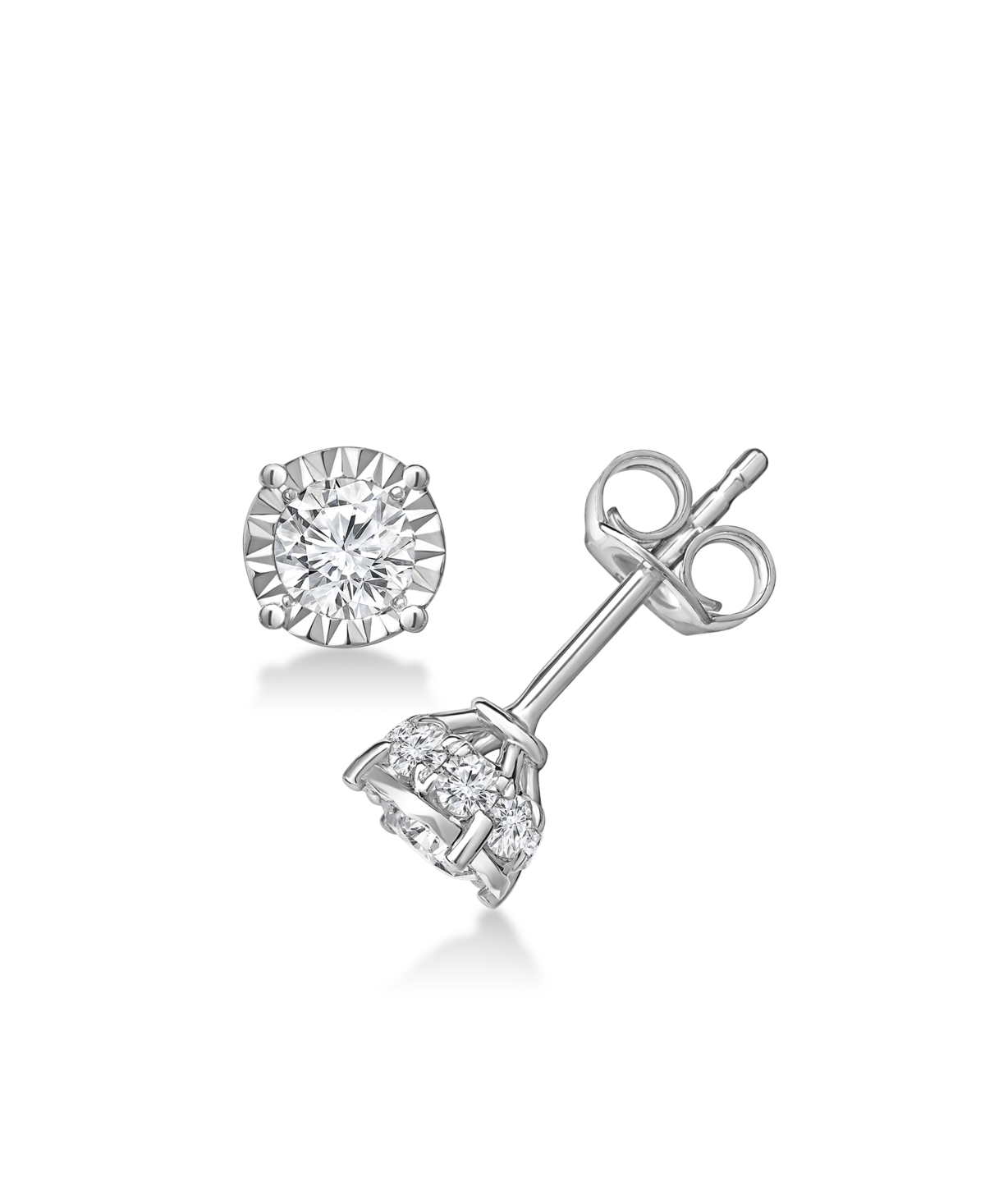 Click here for TruMiracle Diamond Stud Earrings (1 ct. t.w.) in 1... prices